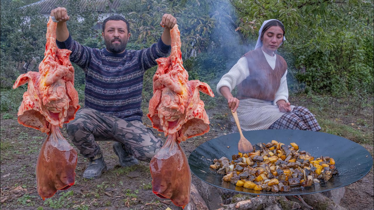 Sacda Kəndsayağı Cız-bız! Uzaq Dağ Kəndində Həyat - YouTube