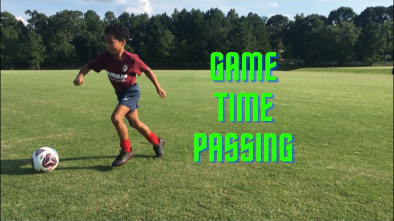 Youth Soccer Passing-Game time passing with Bowen - YouTube