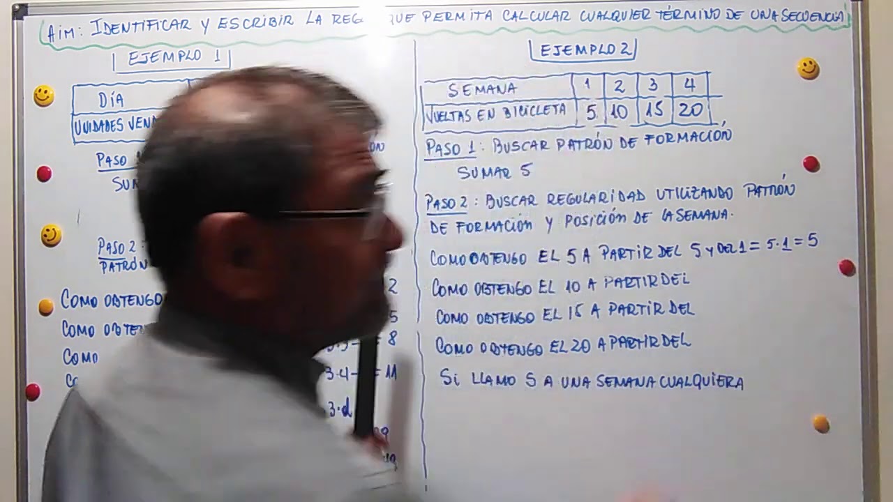 Patrón de formación y regularidades numéricas de una secuencia - YouTube
