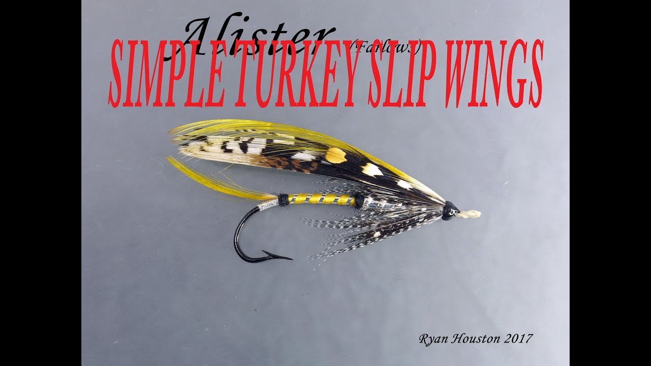 CLASSIC FLY TYING TECHNIQUES SIMPLE TURKEY SLIP WINGS WITH RYAN HOUSTON ...
