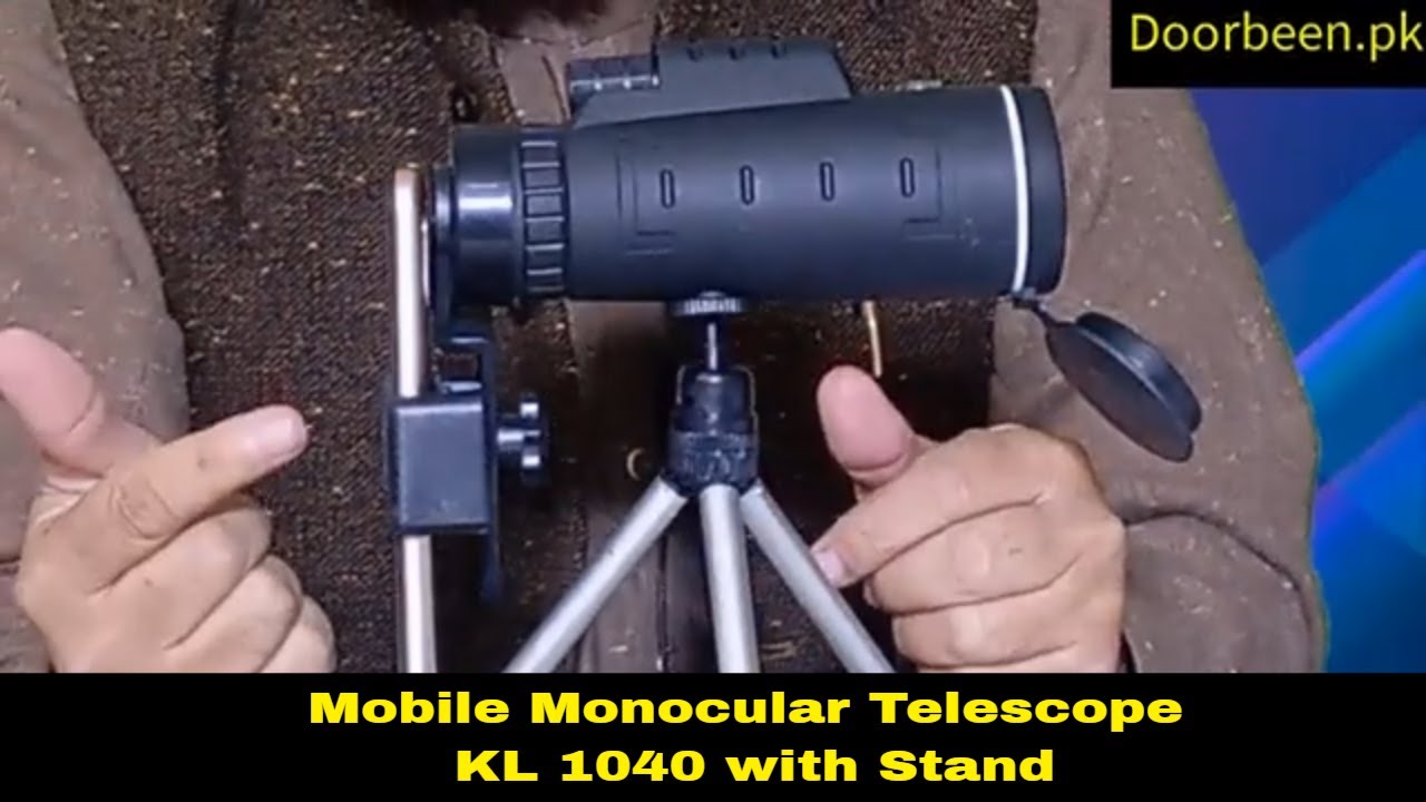 Mobile Monocular Telescope KL 1040 with Stand|Mobile Mounted Binocular ...