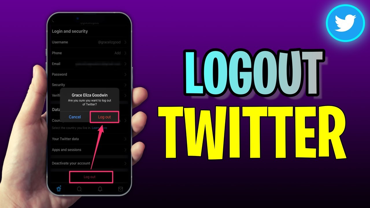 How To LOGOUT Twitter (2023 Update!) - YouTube
