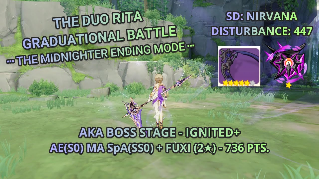 [HI3 SEA] The Rita Graduational Battle ┅The Midnighter Ending Mode ...