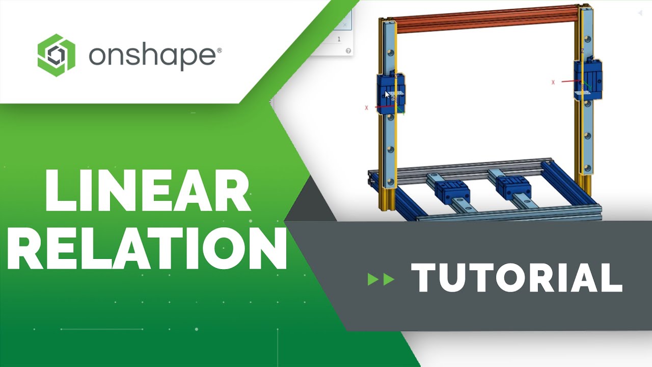 Linear Relation - Onshape Assembly - YouTube