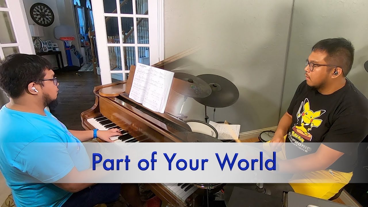 Part Of Your World - Drum & Piano Cover - YouTube