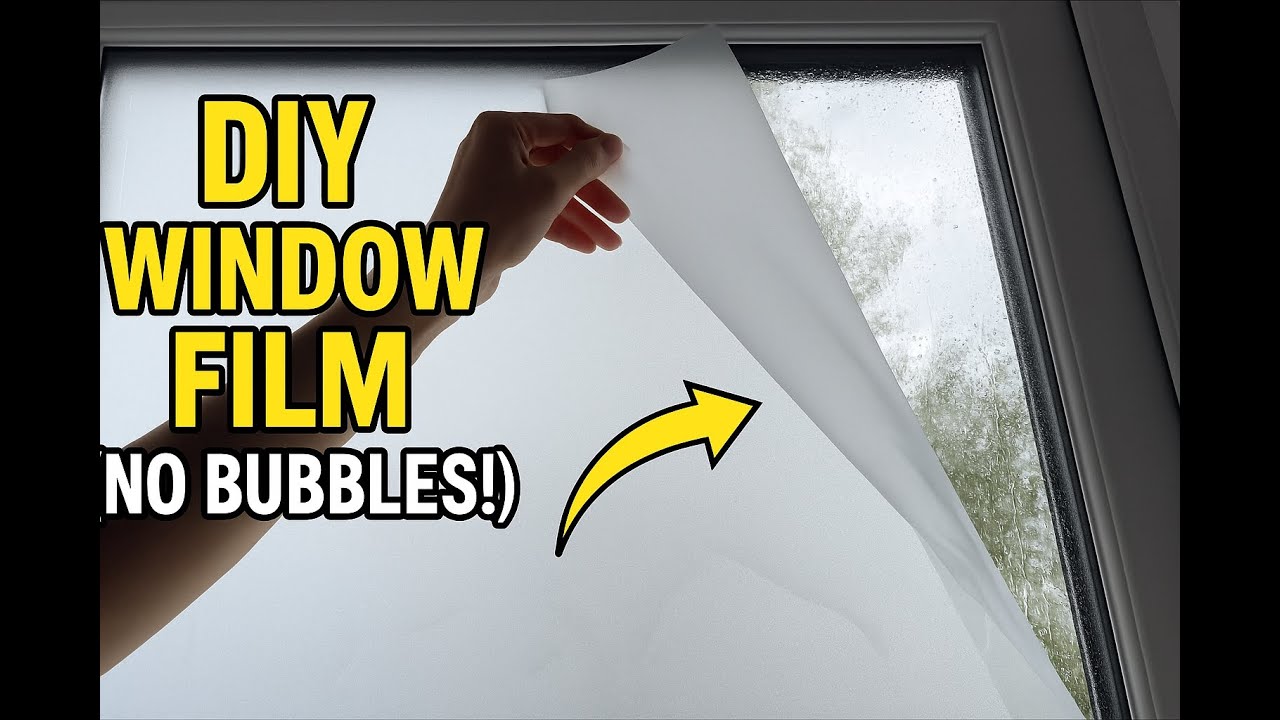 How to Install Window Privacy Film Perfectly (No Bubbles!) | DIY ...
