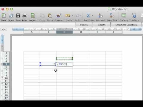 How to fix a cell's value in excel. - YouTube
