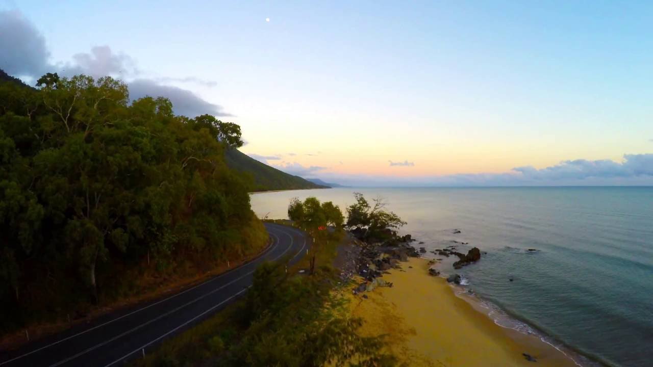 Sunrise Drone Tour at Ellis Beach Australia - YouTube