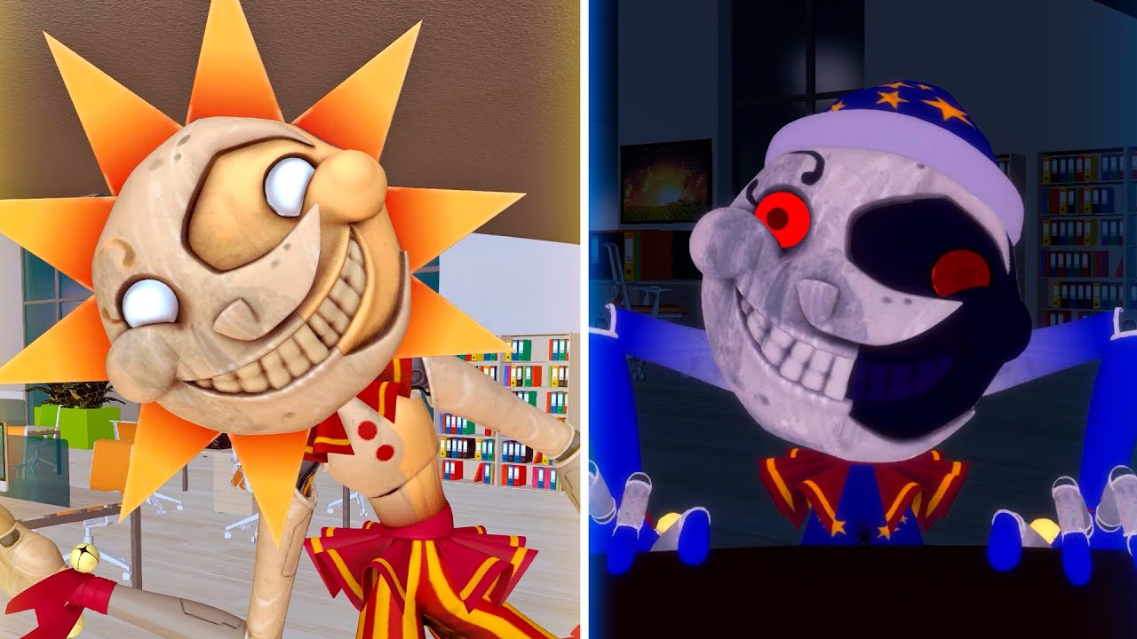 FNAF Security Breach Sun & Moon | ACGame Animations - YouTube