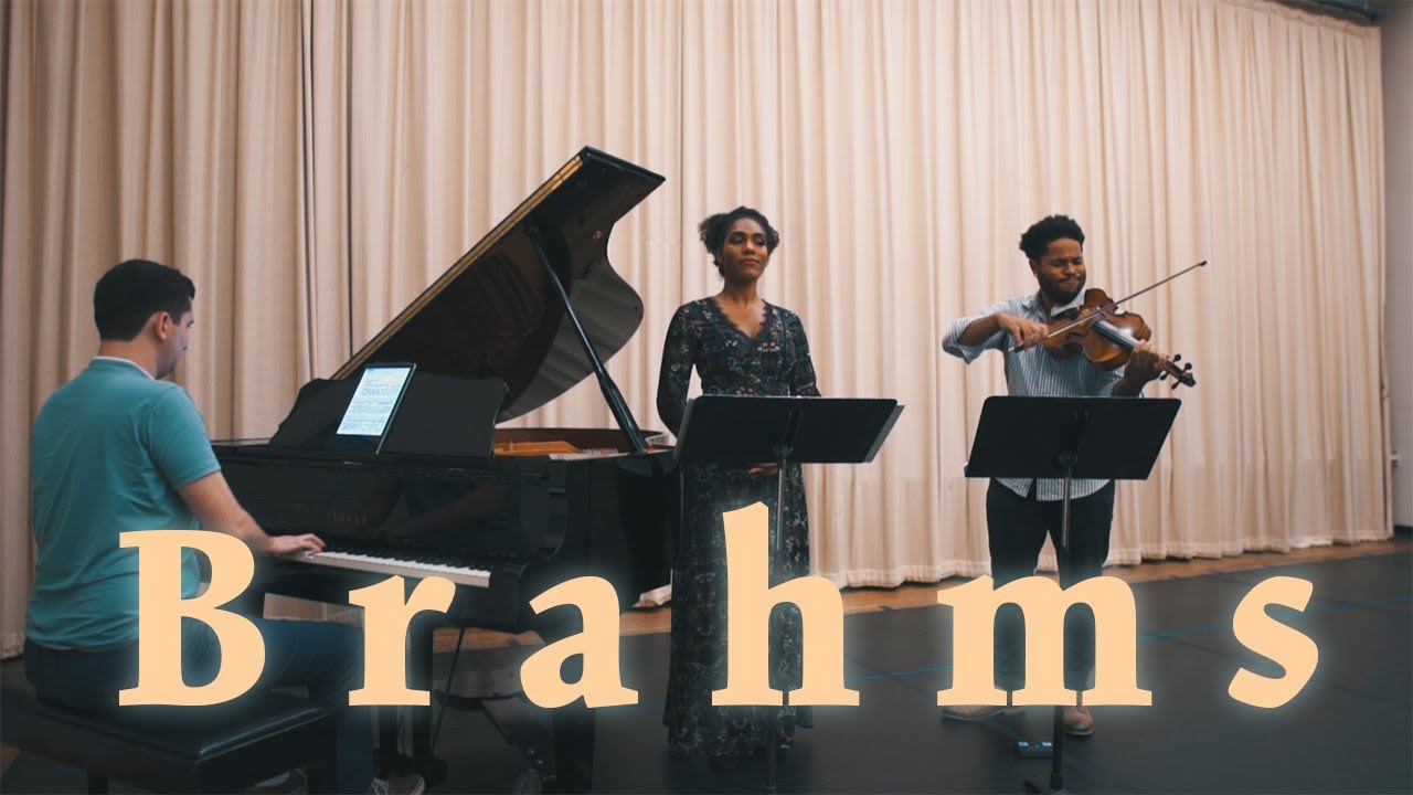 Brahms Two Songs for Mezzo, Viola, & Piano (I) | Ft. J'nai Bridges and ...