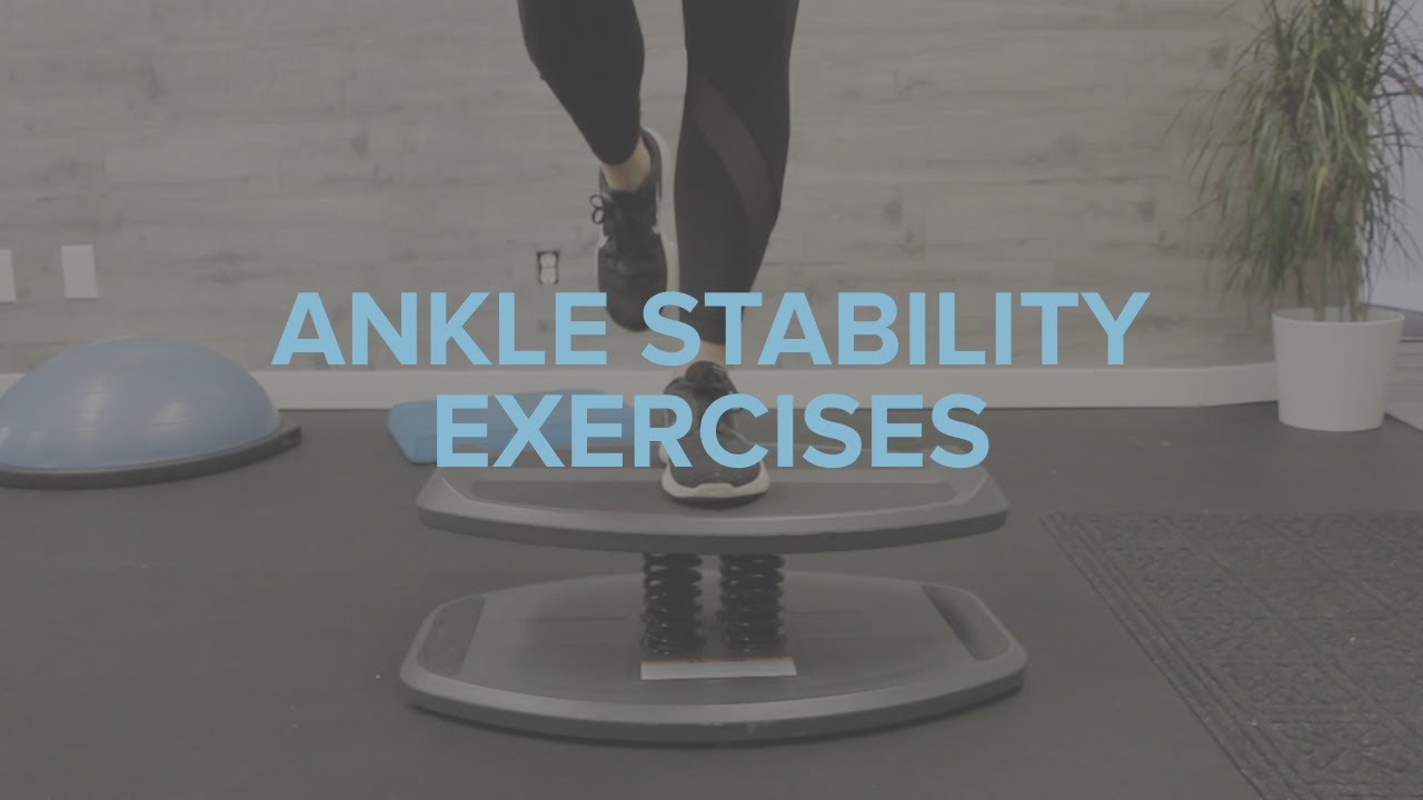 Ankle Stability Exercises - YouTube