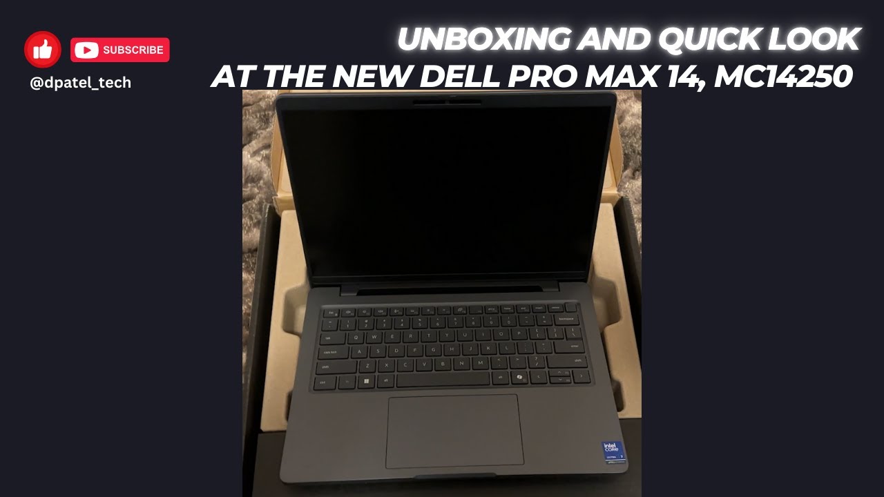 Quick look and unboxing of the new Dell Pro Max 14! - YouTube