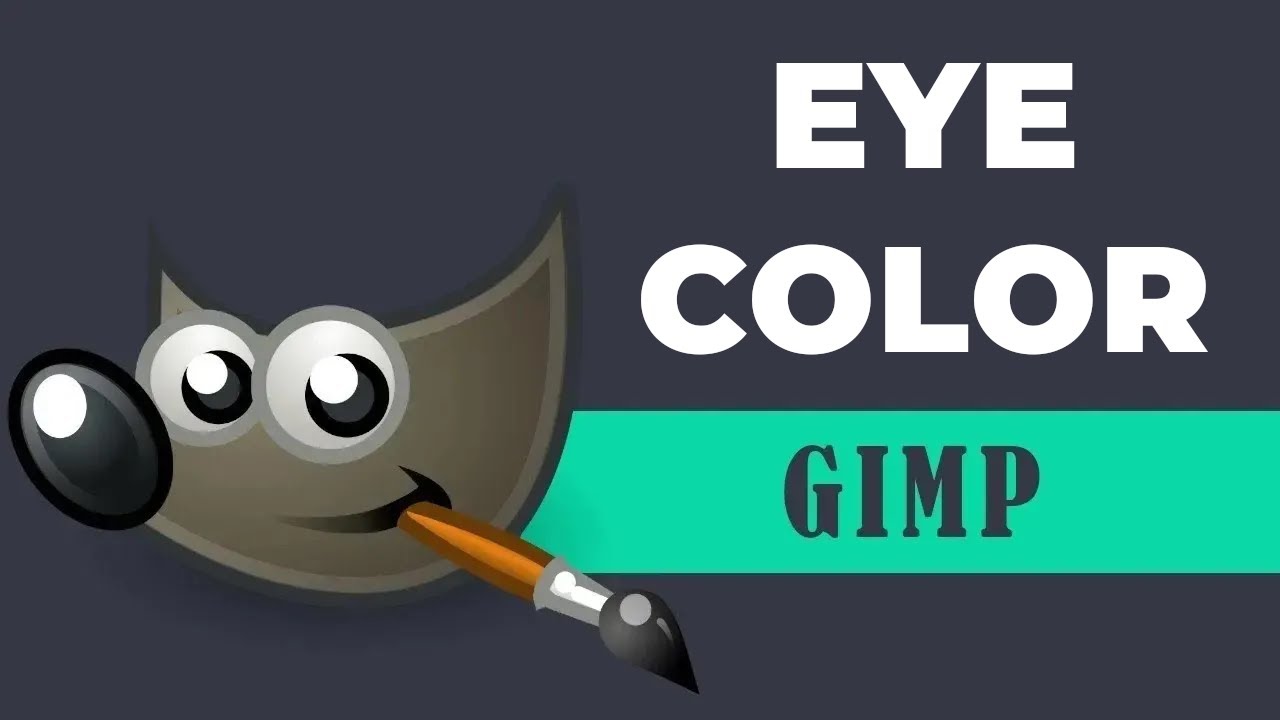 How to change eye color in GIMP - YouTube