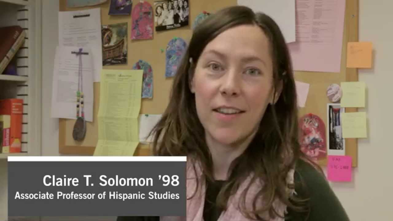 PROFILE: Claire Solomon ’98 - YouTube