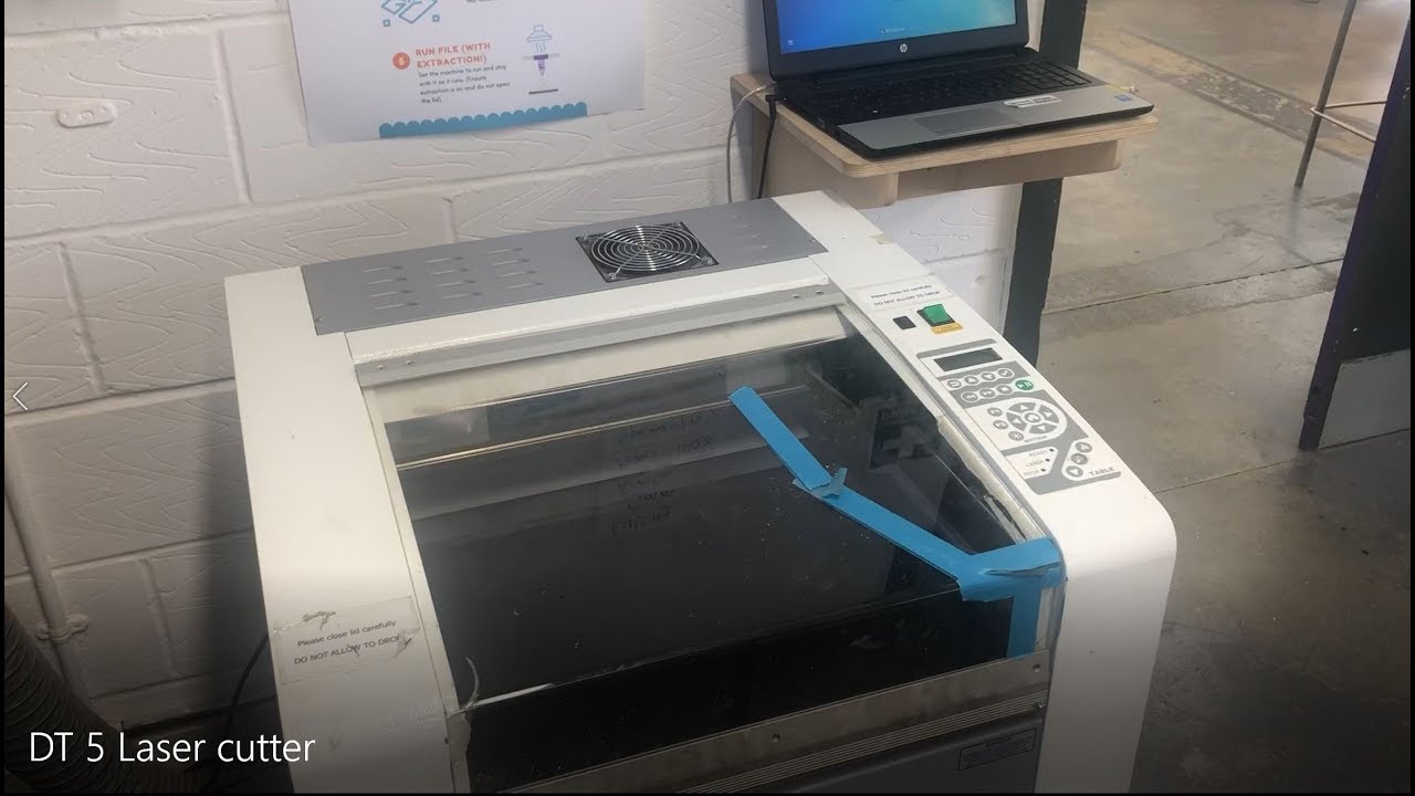 DT 5 Laser cutter - YouTube