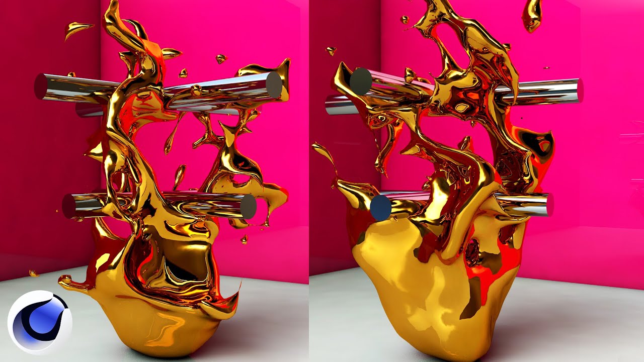 Cinema 4D Tutorial - New Style Of Splash Animation - YouTube