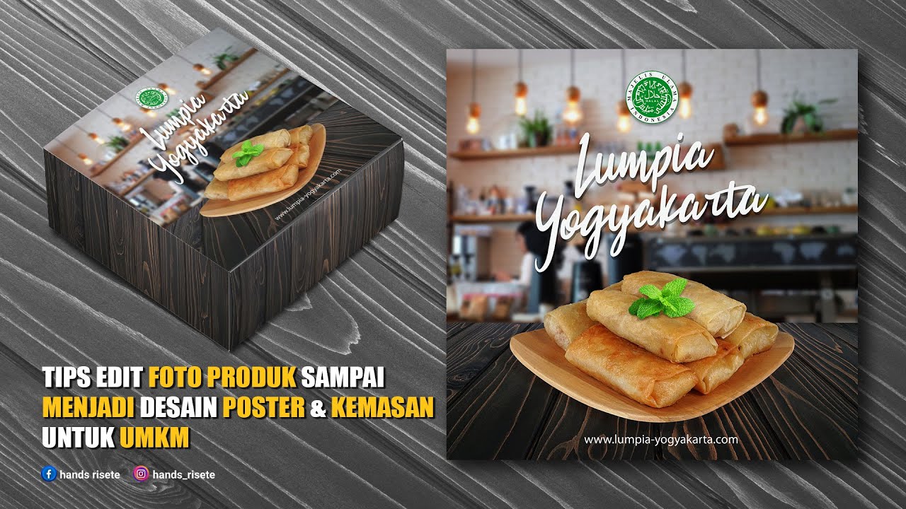 Tips Edit Foto Produk Lumpia Sampai Menjadi Desain Untuk Konten Social ...