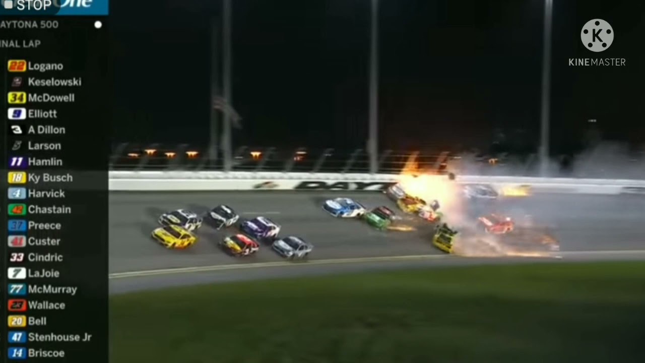 Florida 500 crash on Cars 3 but its the Daytona 500 2021 Crash - YouTube