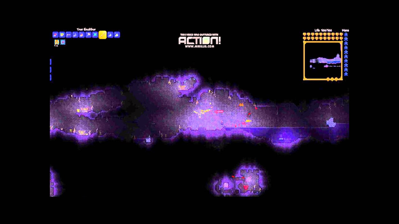 Terraria item tutorial the Pwnhammer - YouTube