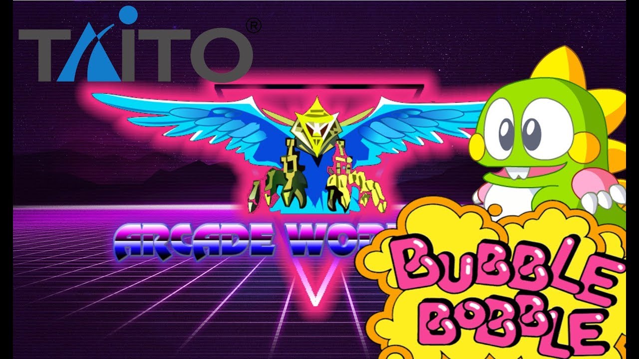 TAITO Bubble bobble Arcade Desing - YouTube