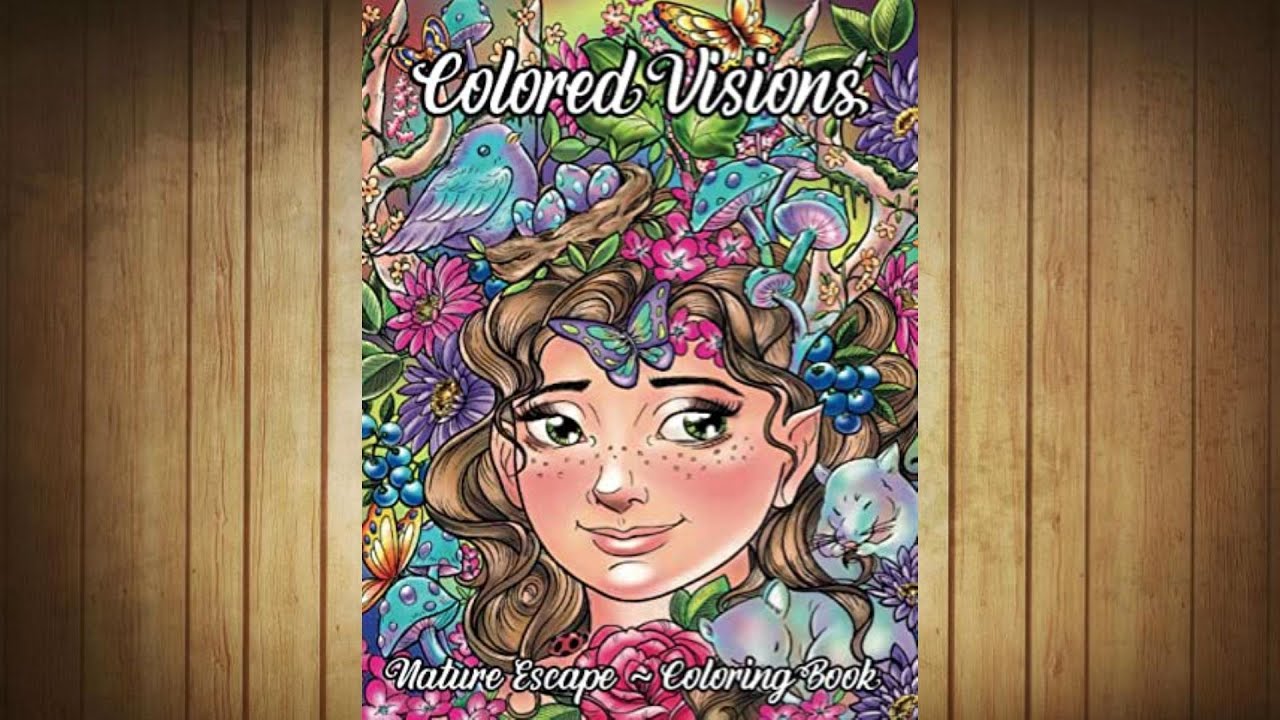 Présentation ( Flip through ) : COLORED VISIONS de Kari Cook - YouTube