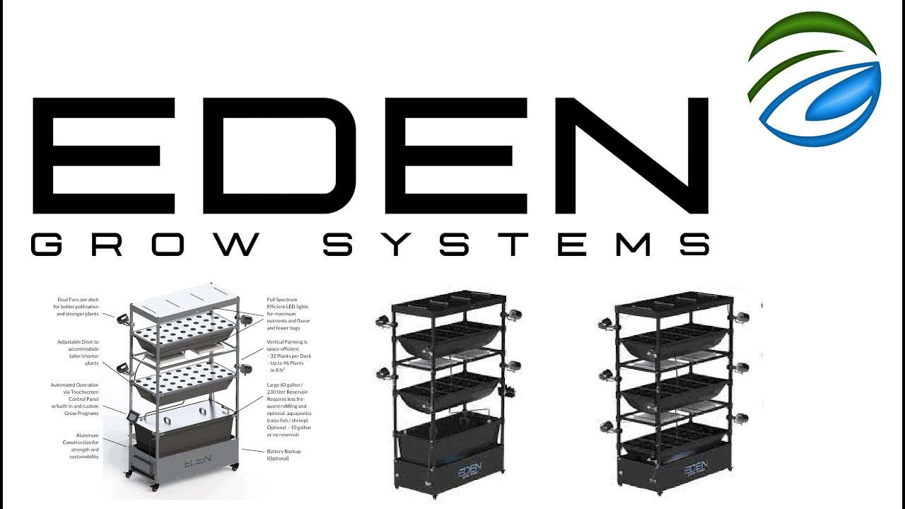 Eden Grow Systems ET-200 Grow Tower Build - Self Sufficiency - Indoor ...