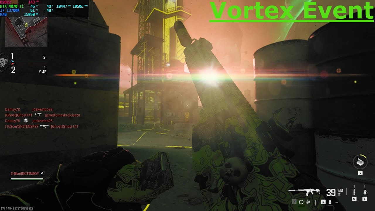 MW3 Vortex Event - PC GAMEPLAY 144 Hz - RTX 4070 Ti & i7 13700K - MAX ...