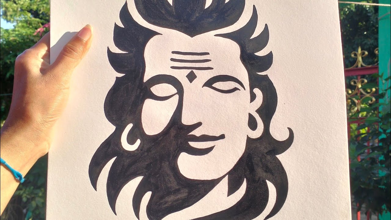 Lord Shiva Painting//Mahadev Ji Painting Tutorial//Mahadev Ji Painting ...