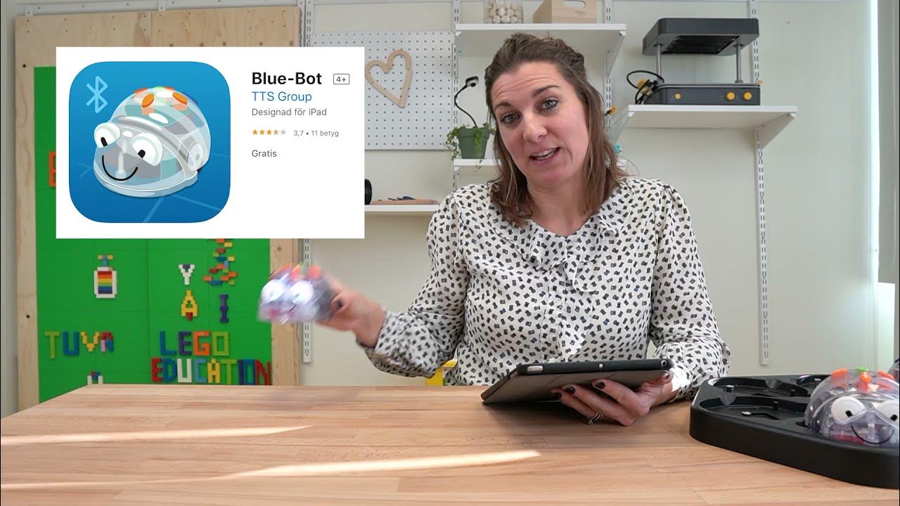 Programmera roboten Blue-Bot med appen Blue-Bot. - YouTube
