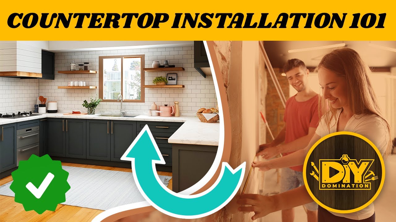 Kitchen Makeover Magic: How to Install New Solid Surface Countertops - YouTube