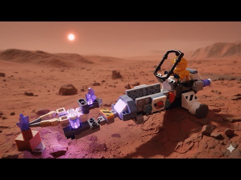 Lego Space Mining Craft build instructions - YouTube