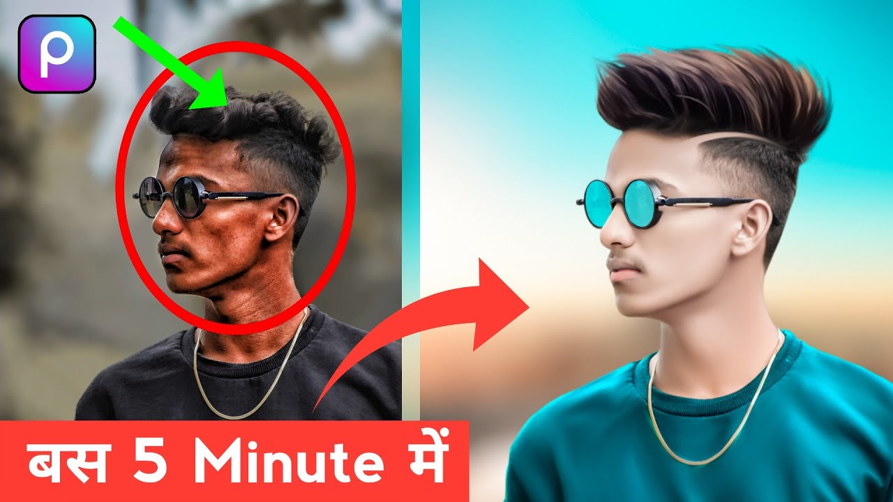 PicsArt hair style photo editing | Hair style editing | Hair + white ...