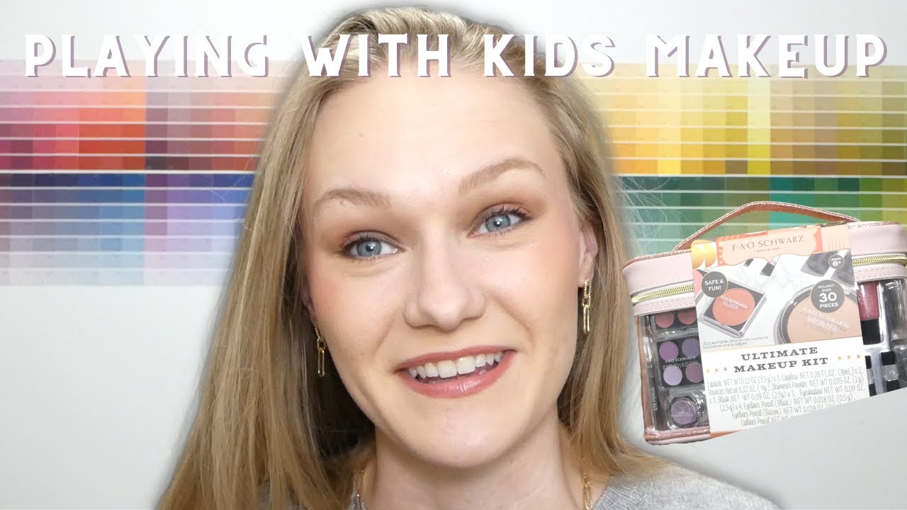 Playing with Kids Makeup - YouTube