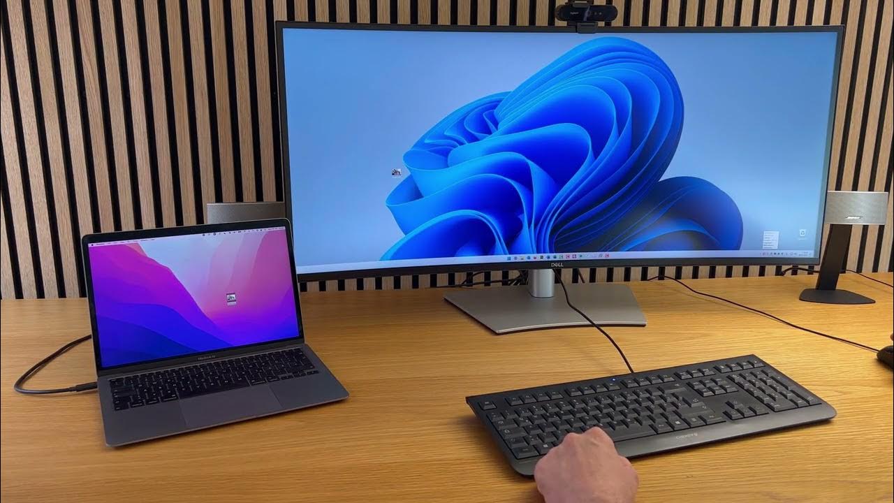 Share mouse and keyboard with a shared display - YouTube