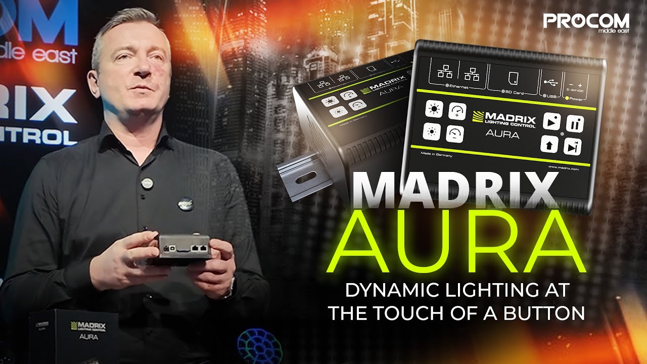 Lighting Control Made Easy with Madrix Aura - YouTube