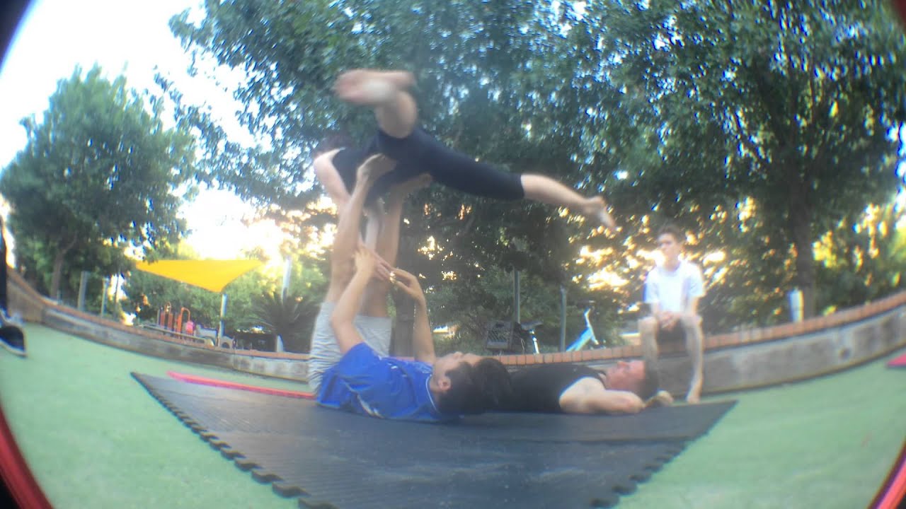 Reverse Bird, Straddle, pop to Star - AcroYoga Tutorial - YouTube