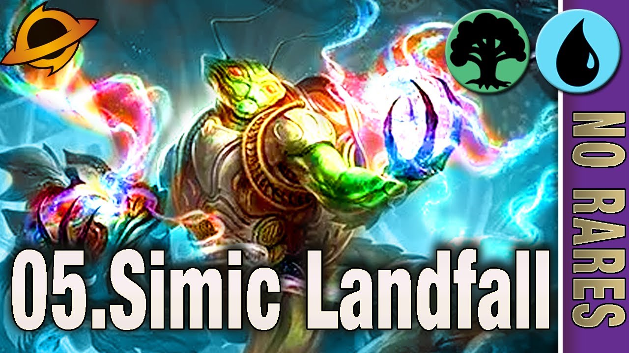 Budget Landfall - ZERO RAREs crafted in making this deck | Simic (Blue ...