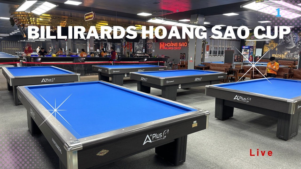Trực tiếp Bida 3 Băng, DANH HÙNG - THÀNH DUY, Vòng 16 Giải Billiards 3C ...