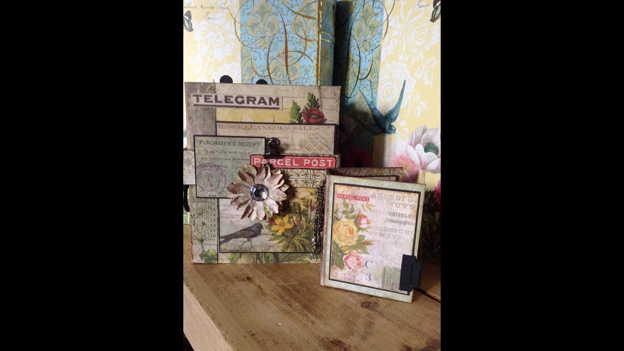 TIM HOLTZ WALLFLOWER MINI ALBUM by Toni Darroch - YouTube