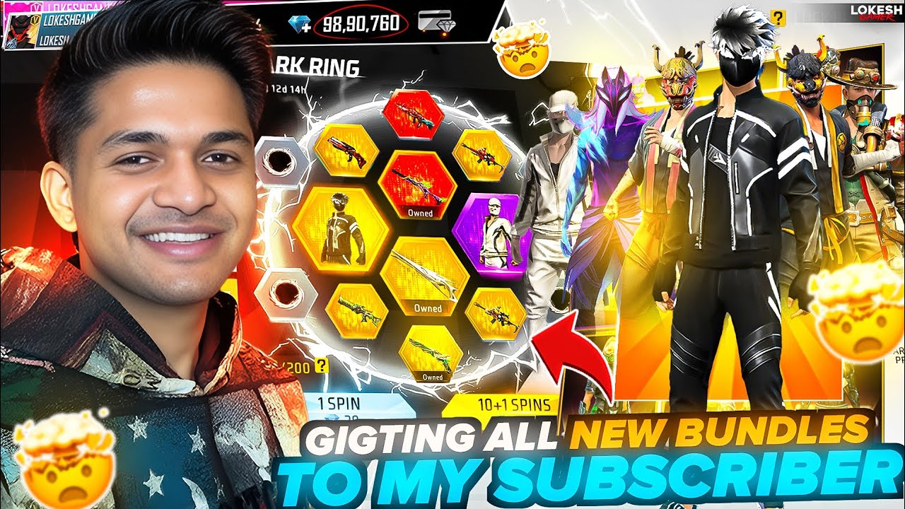 Free Fire Making My Subscriber 1 Level ID To 100 Level ID Worth 50,000 ...