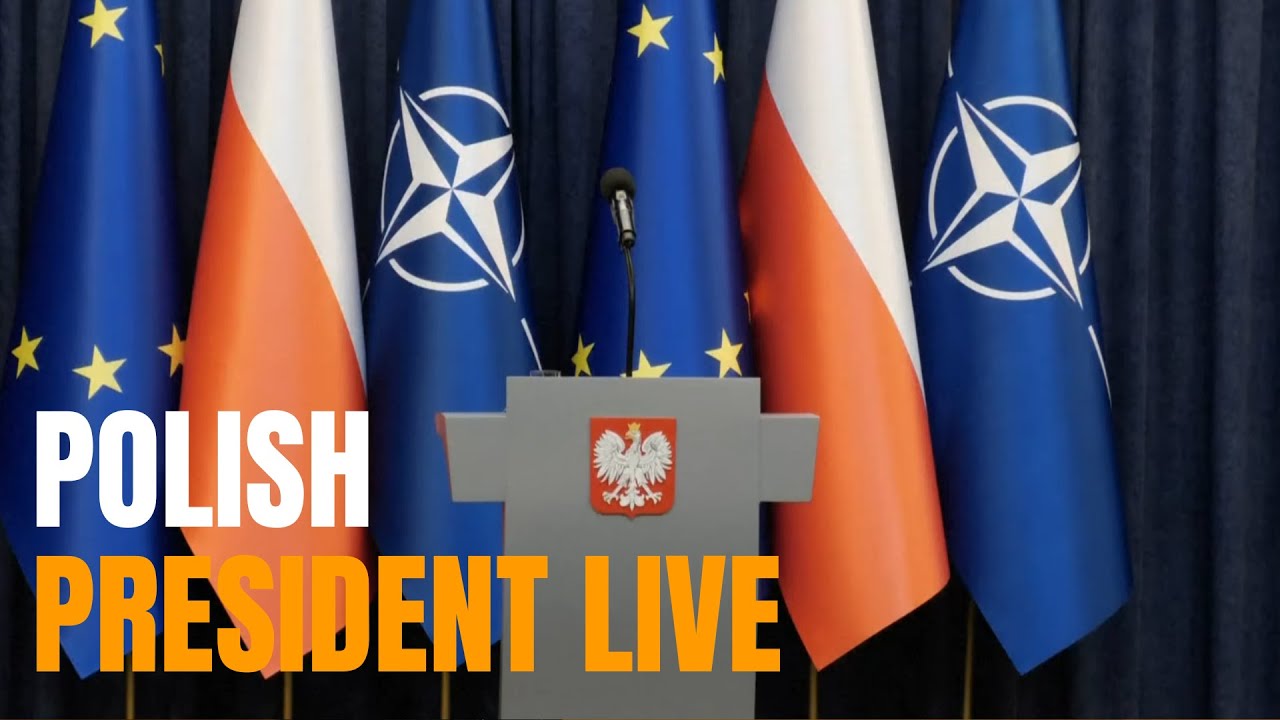 Live Poland | Polish President gives briefing to media | News9 - YouTube