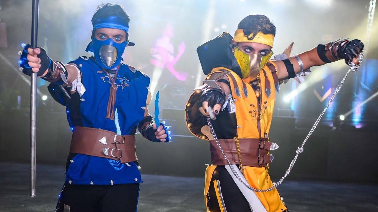 MORTAL KOMBAT DANCE/ SCORPION VS SUB - ZERO - YouTube