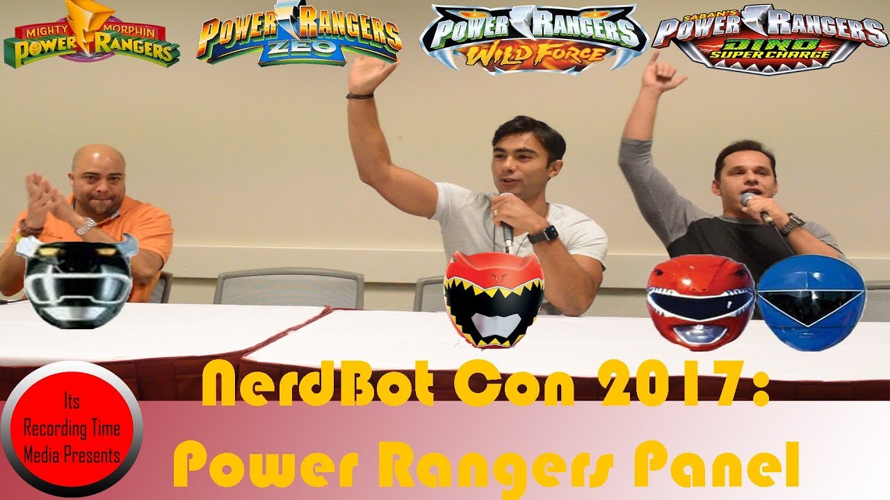 NerdBot Con 2017: Power Rangers Panel - YouTube