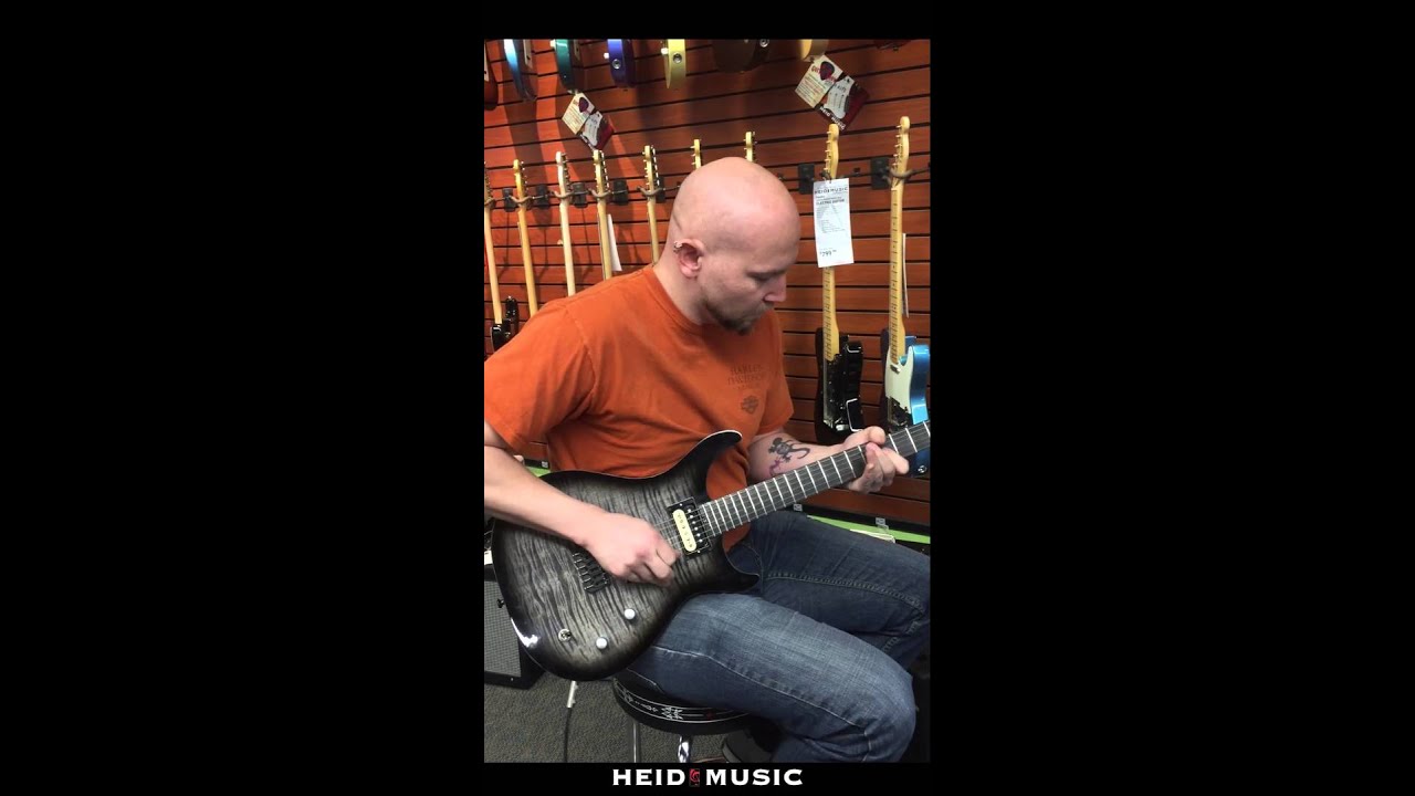 Jason test drives a Zane Guitar at the Heid Music Guitar Show 2015 ...