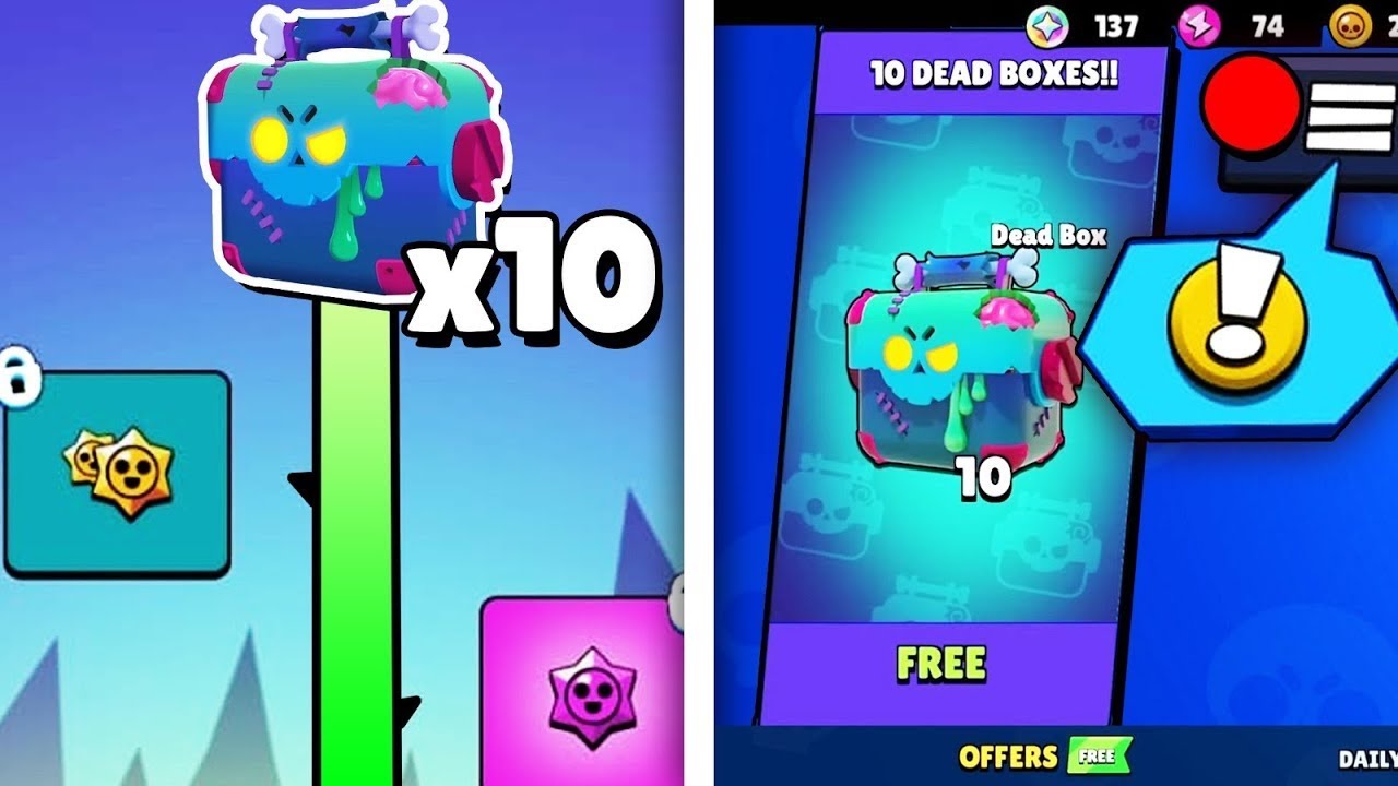 10 Dead Boxes in My Main account #brawlstars #Deadboxes #supercell ...