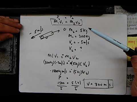 Conservation of momentum explosion - YouTube