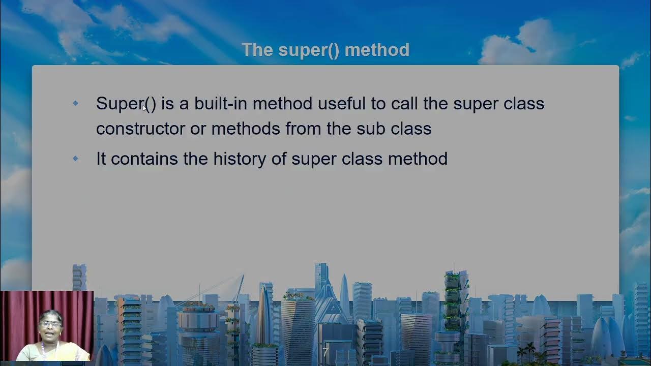 Constructor Overriding | Python Programming | V.H.N.S.N.College (Autonomous) - YouTube