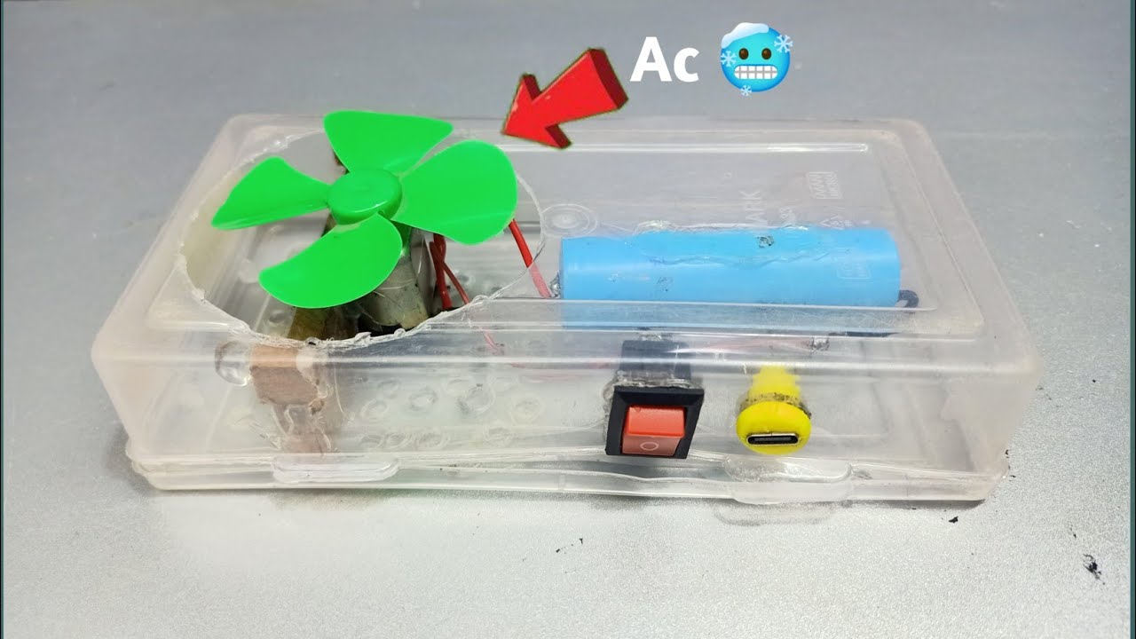 How To make a Mini AC || मिनी एसी कैसे बनाएं - YouTube