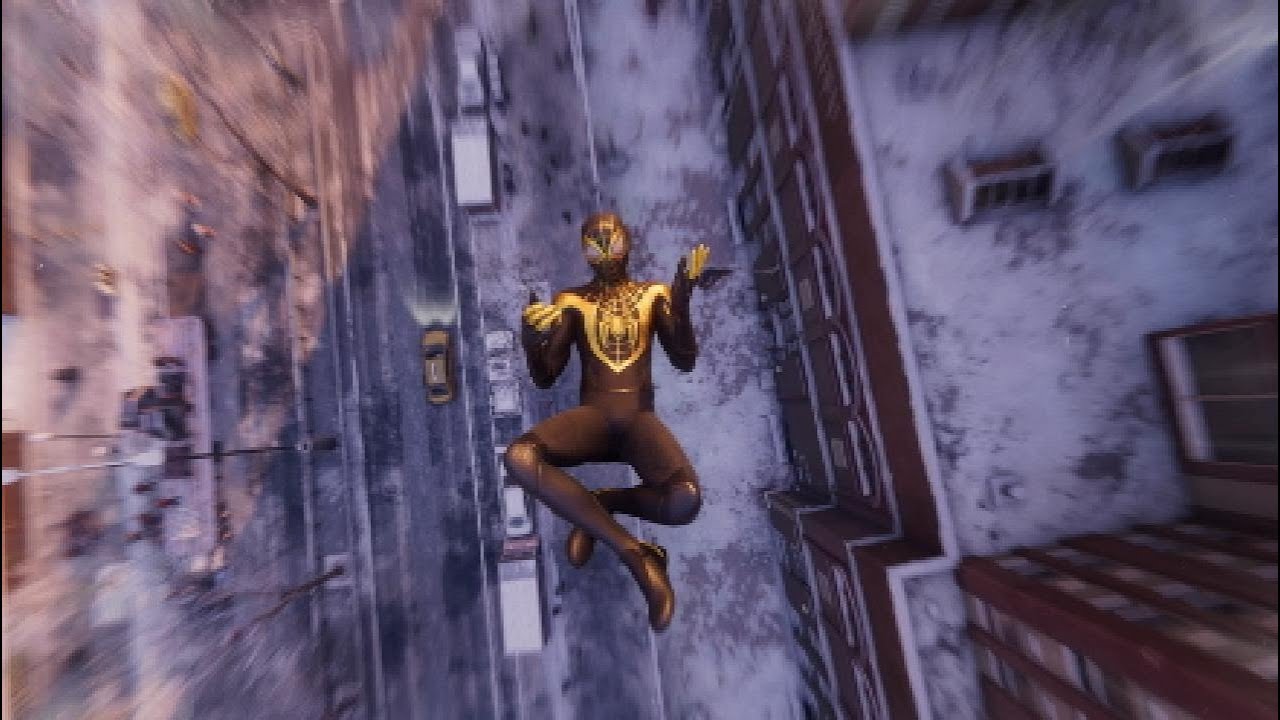 Spider-Man Miles Morales Slow Motion Glitch - YouTube