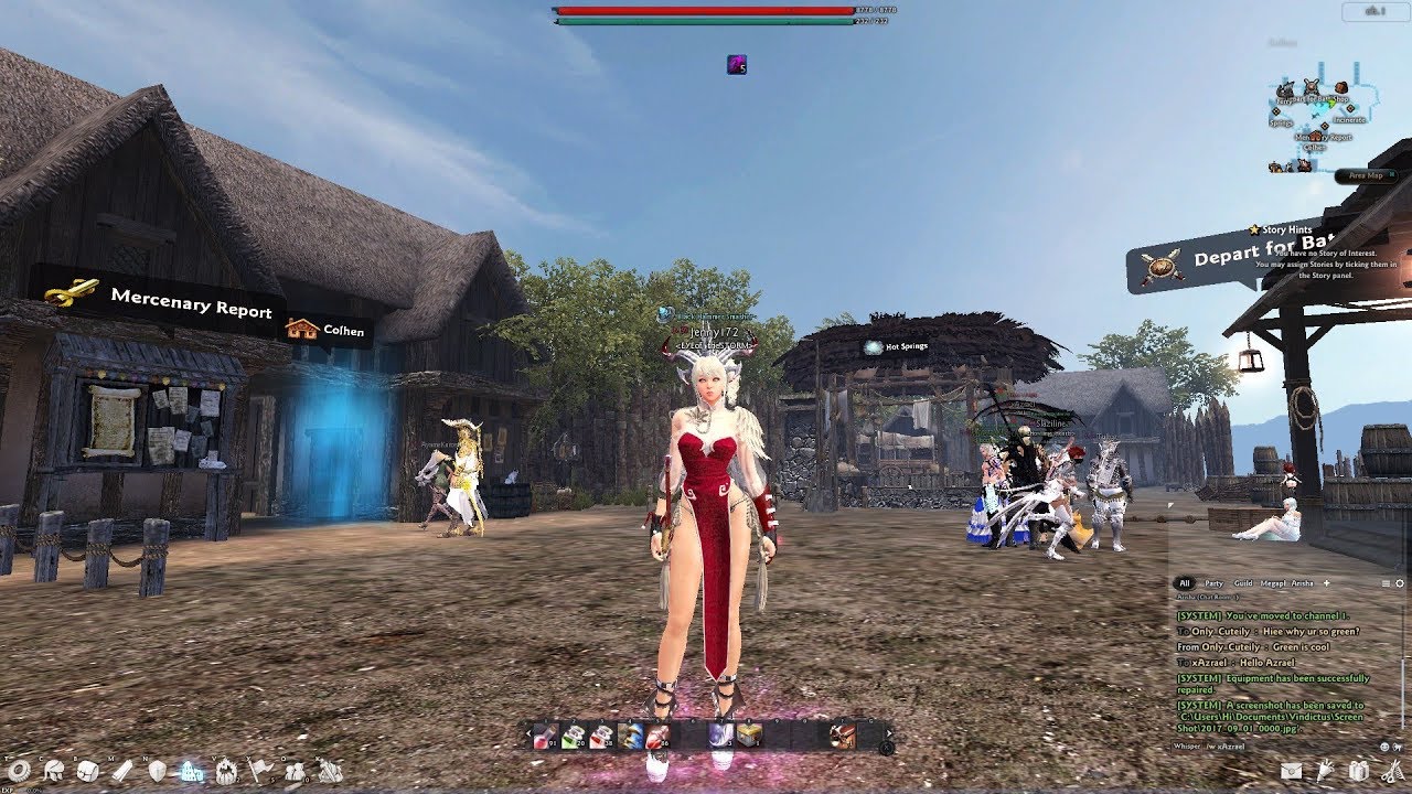 Sexy Arisha Vindictus Lotus Outfits (Friend's Once Lost) Level 95(EU ...